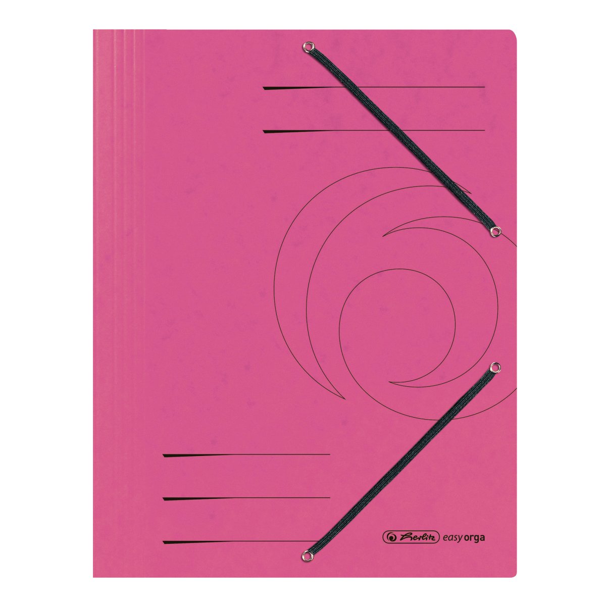 Einschlagmappe mit Gummizug A4 Quality fuchsia - Herlitz