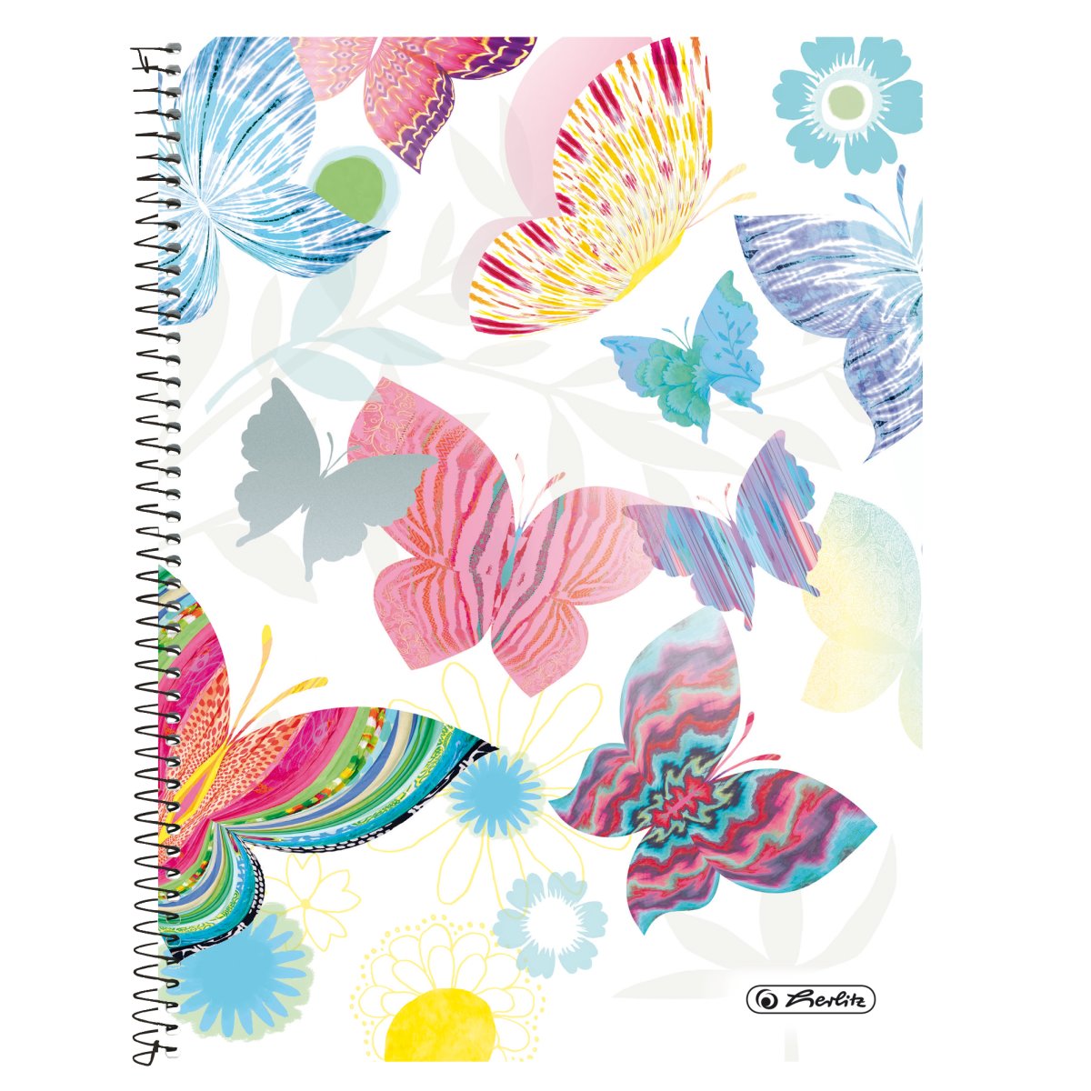 spiral pad A5 160 sheets squared 3 assorted motifs - Herlitz