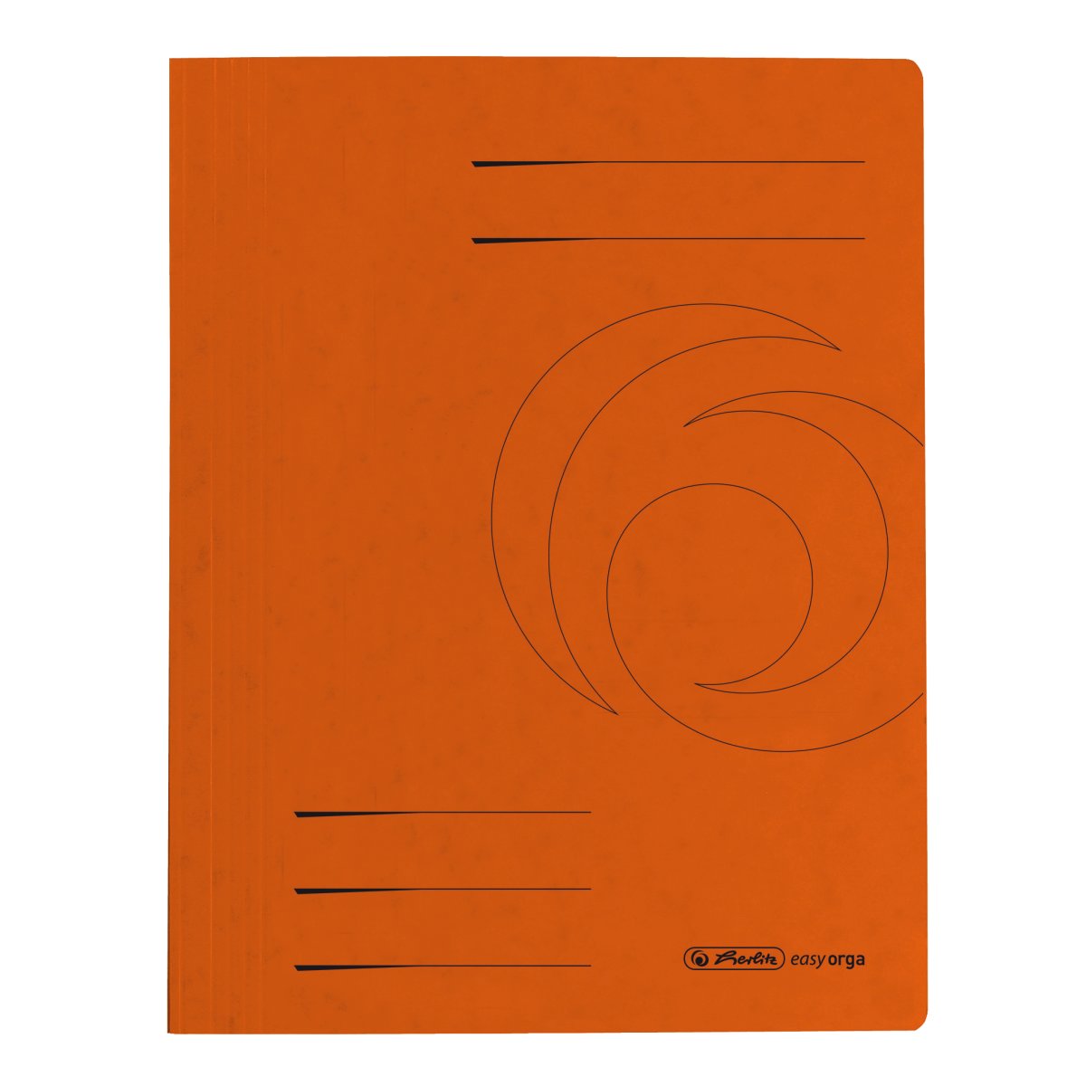 flat file A4 cardboard Quality orange - Herlitz