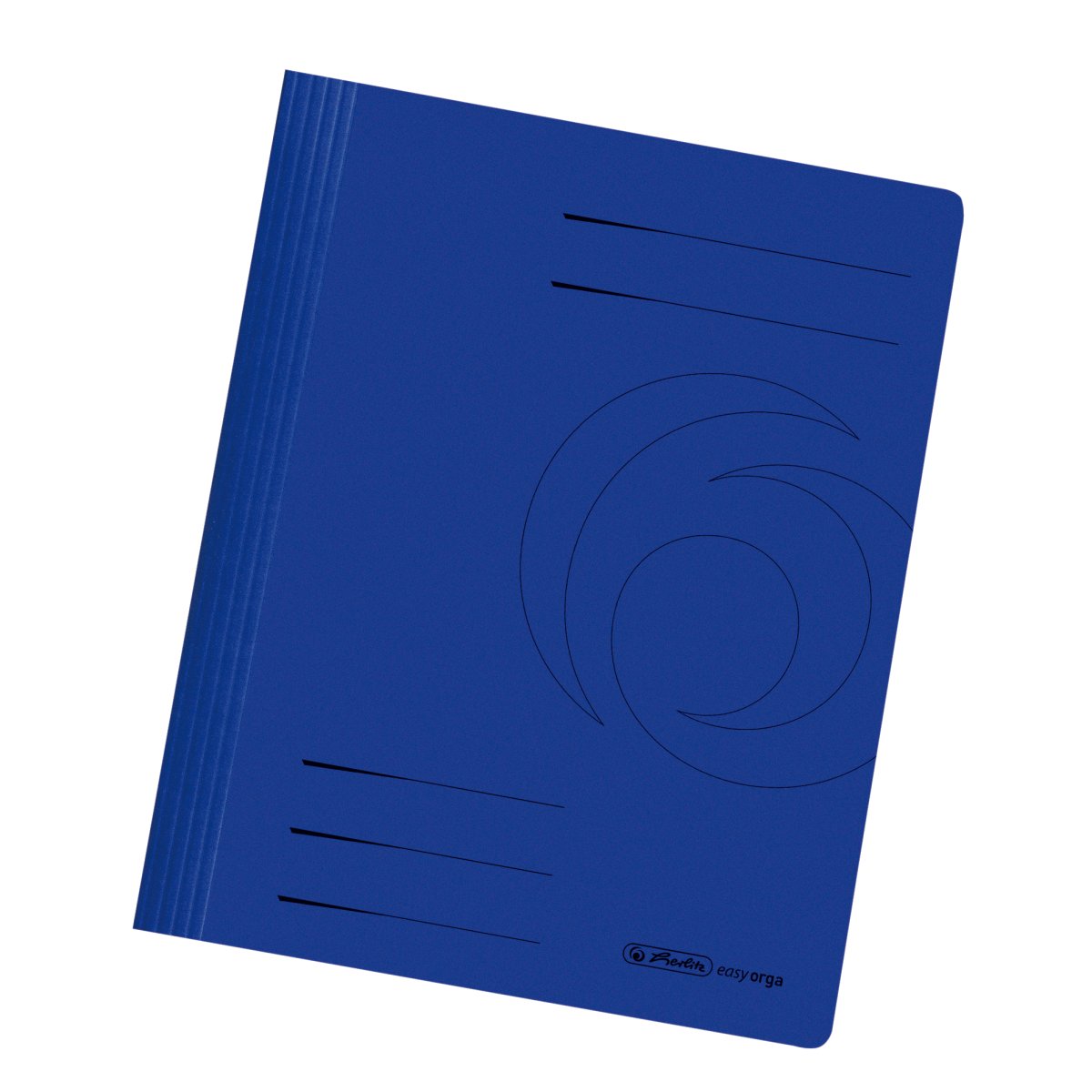 flat file A4 manilla folded dark blue - Herlitz