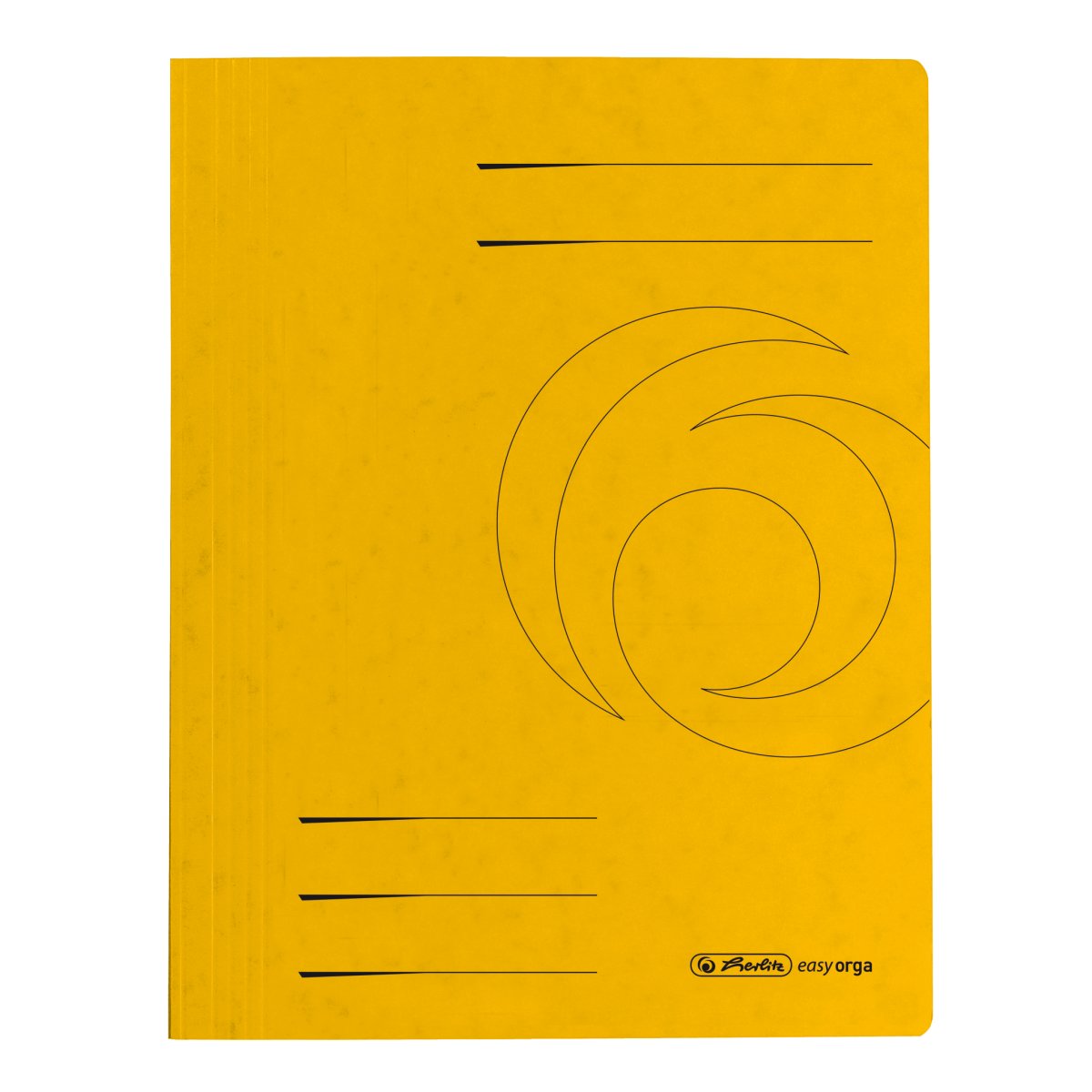 flat file A4 cardboard Quality yellow - Herlitz