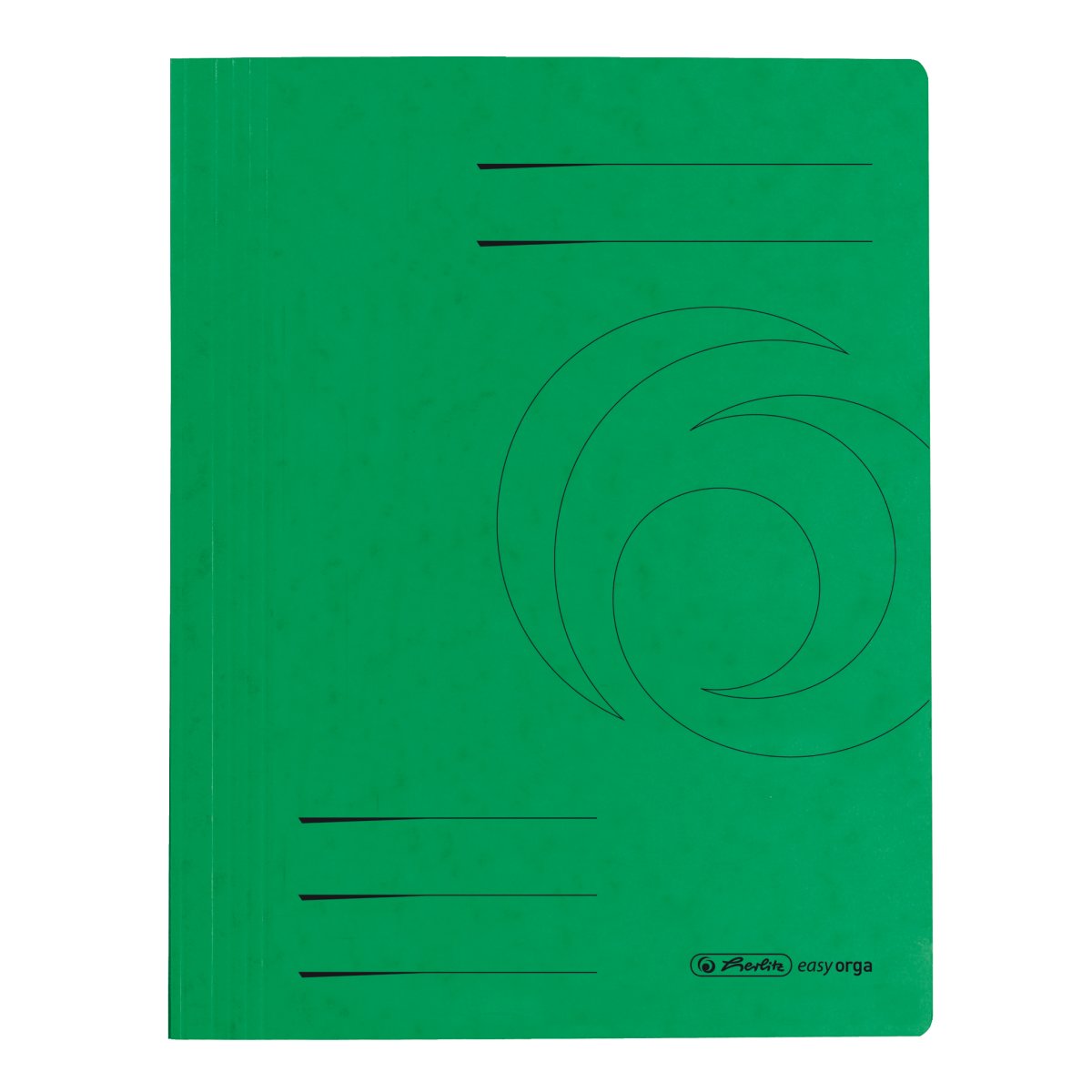 flat file A4 cardboard Quality green - Herlitz