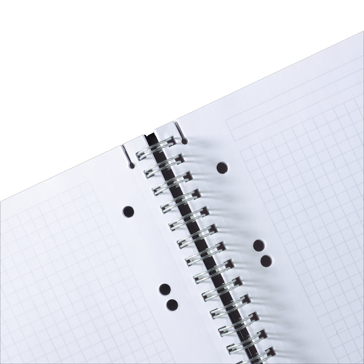 spiral pad A5 to go 80 sheets spezial ruling black - Herlitz