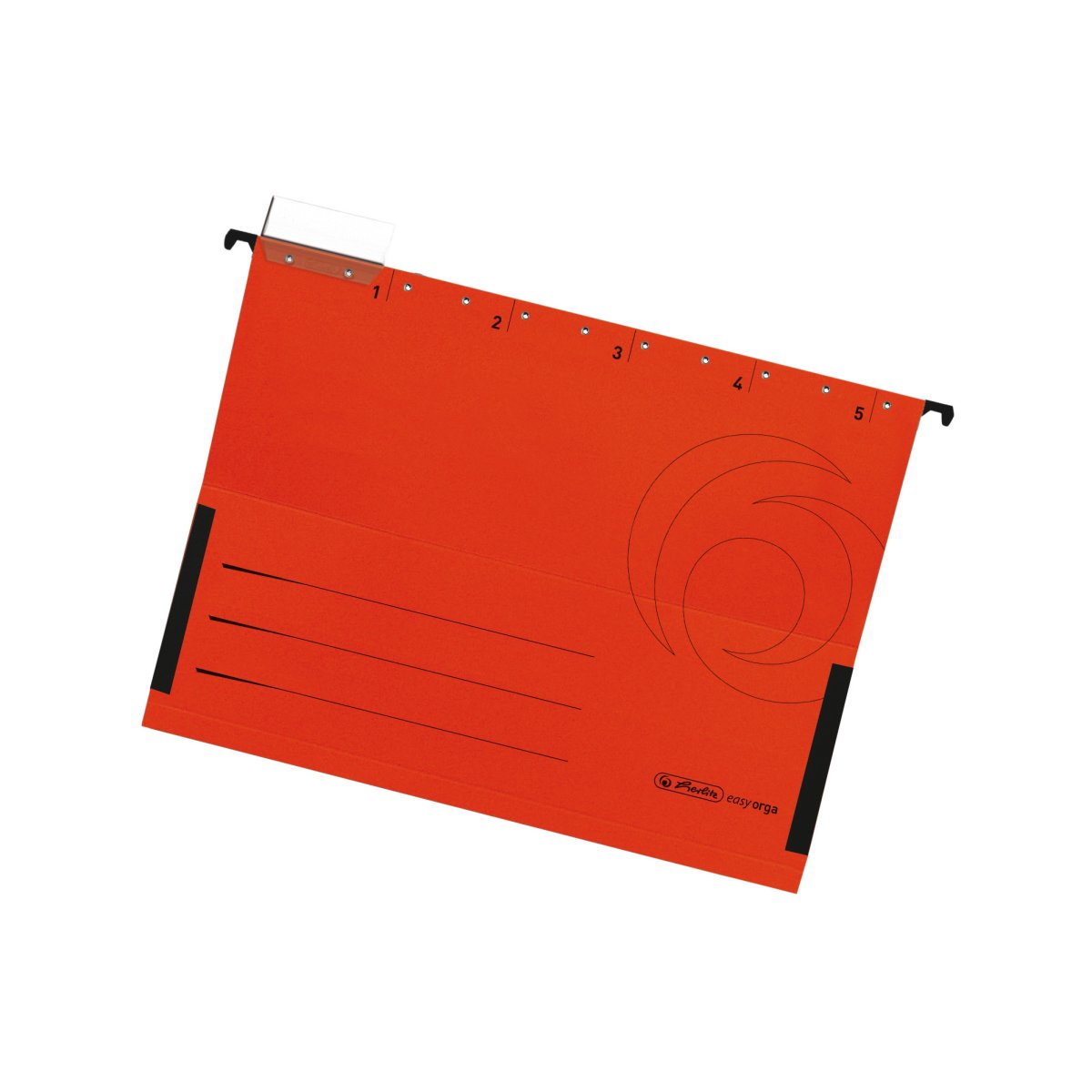 suspension file pocket A4 red 5 pieces - Herlitz