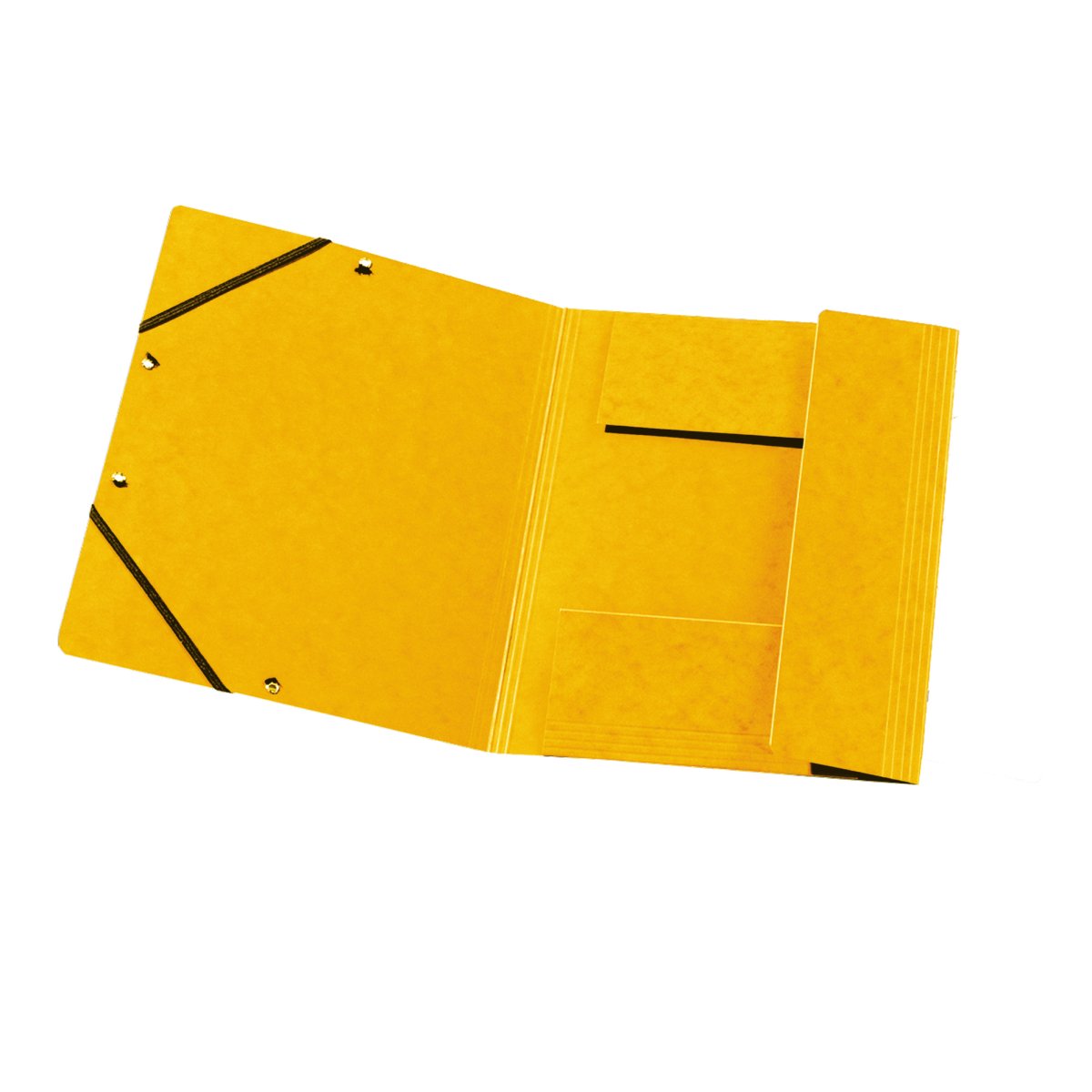 3-flap file with elastics A4 Quality yellow - Herlitz
