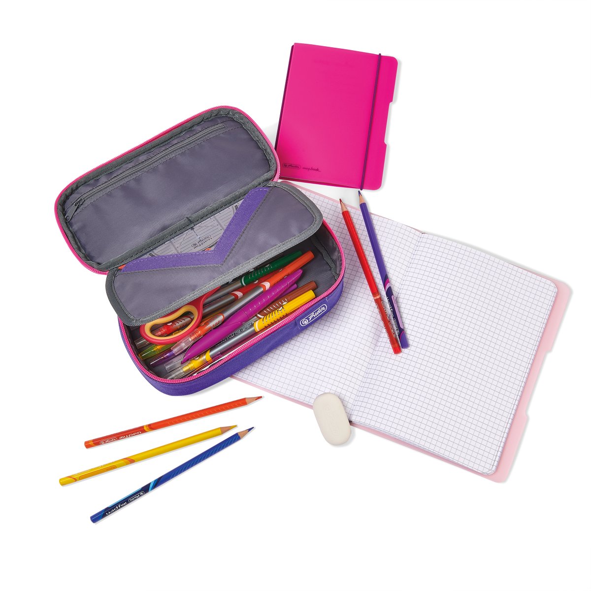 pencil pouch beatBox Purple - Herlitz