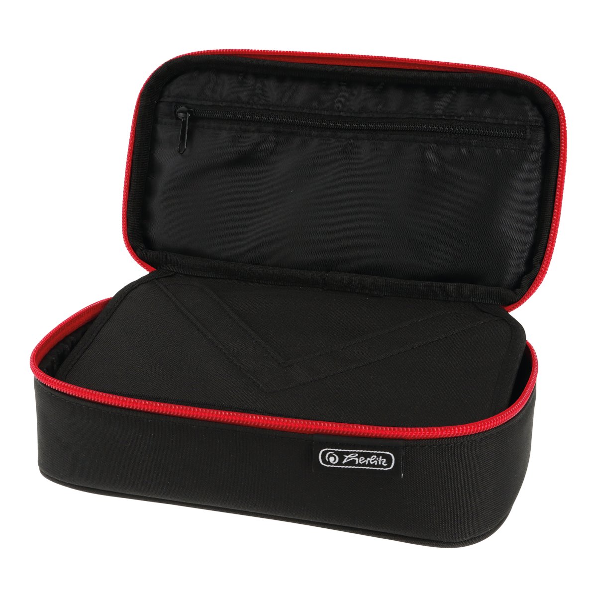 pencil pouch beatBox Black/Red - Herlitz