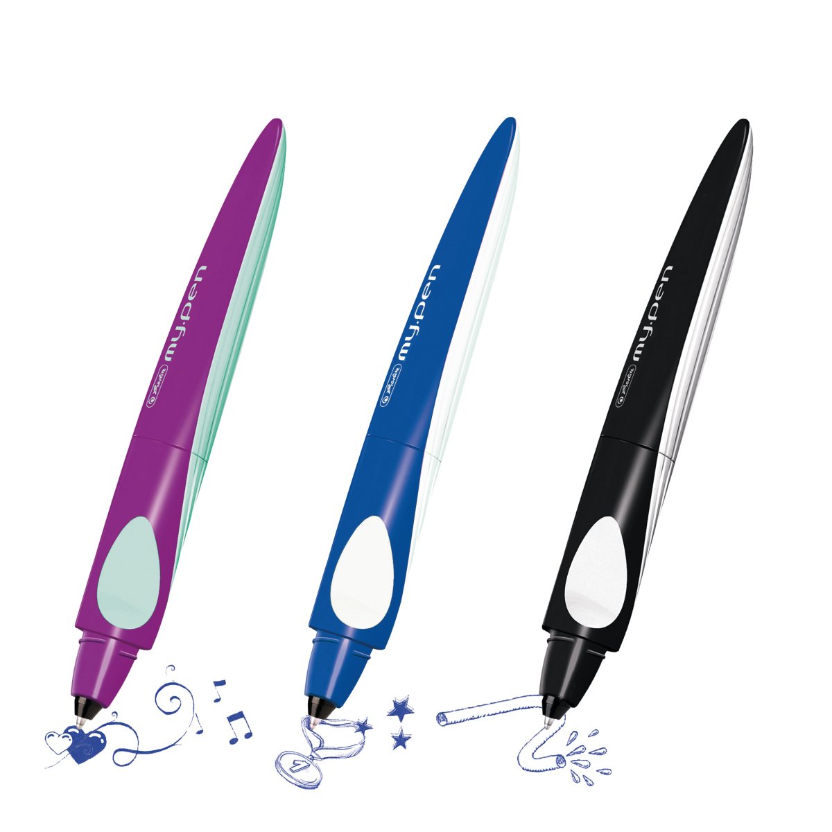 rollerball pen my.pen assorted colours - Herlitz